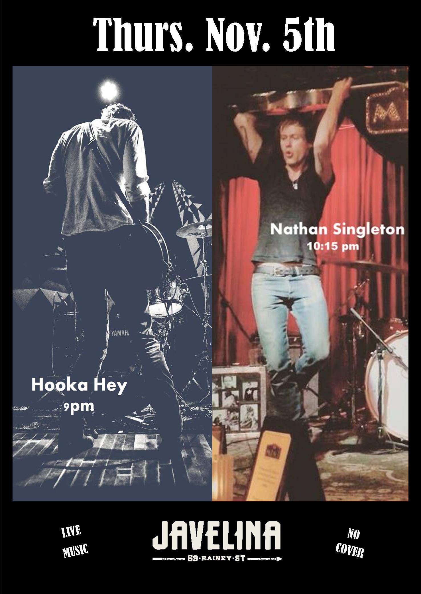 Hooka Hey & Nathan Singleton (of The Sideshow Tragedy) in Austin