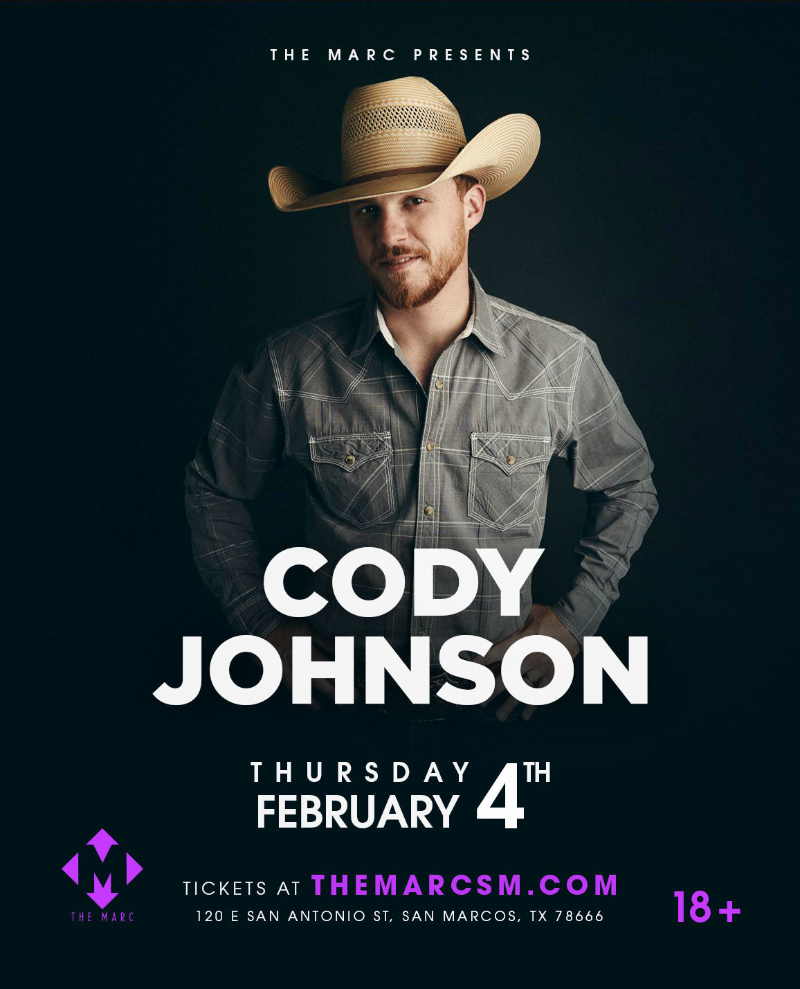 Cody Johnson Band in San Marcos at The Marc