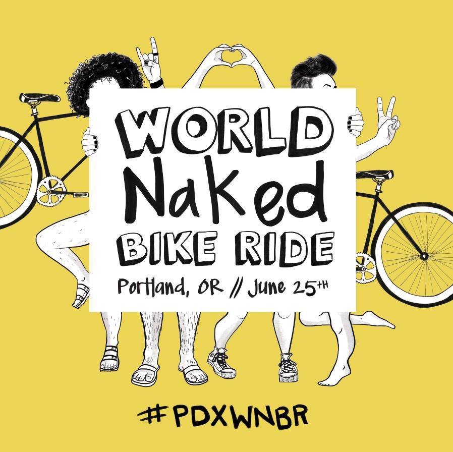 Naked Bike Ride in Portland at TBA