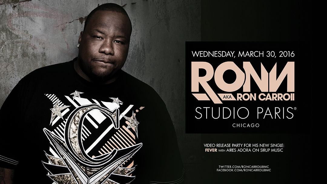Ron Carroll in Chicago at Studio Paris Nightclub