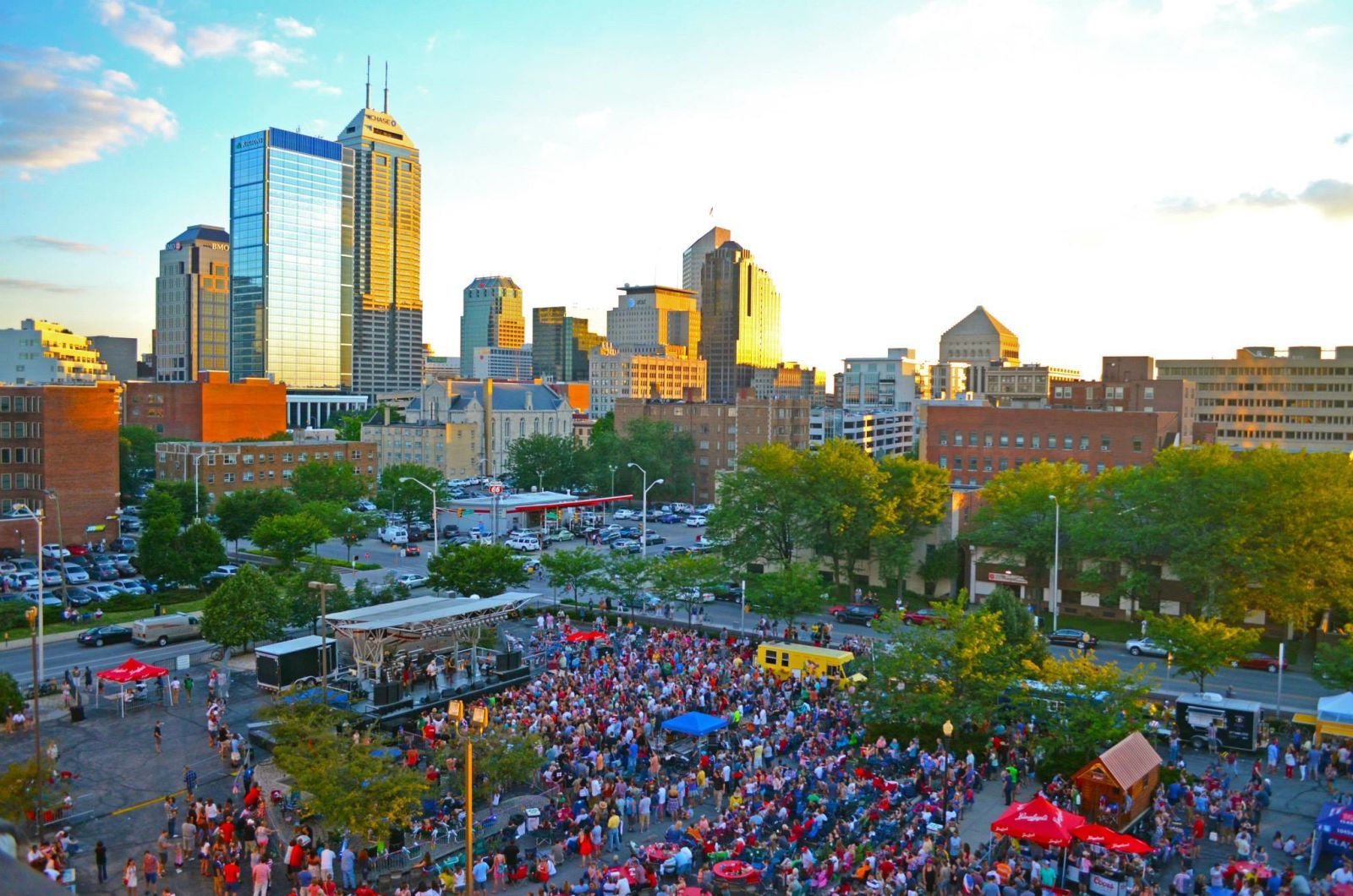 First Friday Food Truck Festival in Indianapolis at Old National
