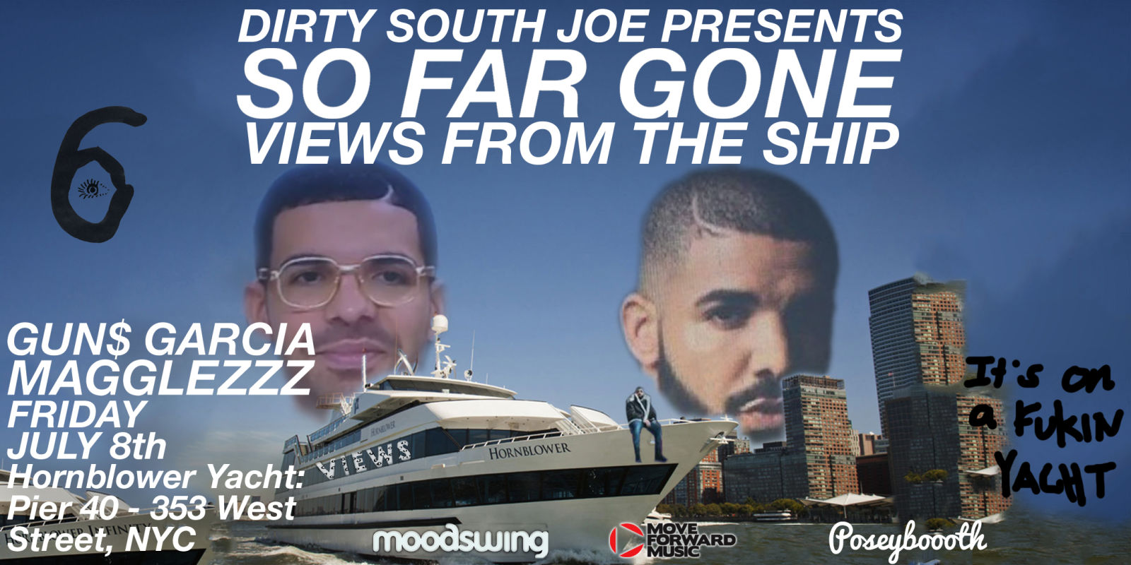 So Far Gone: VIEWS FROM THE SHIP in New York at Hornblower Hybrid