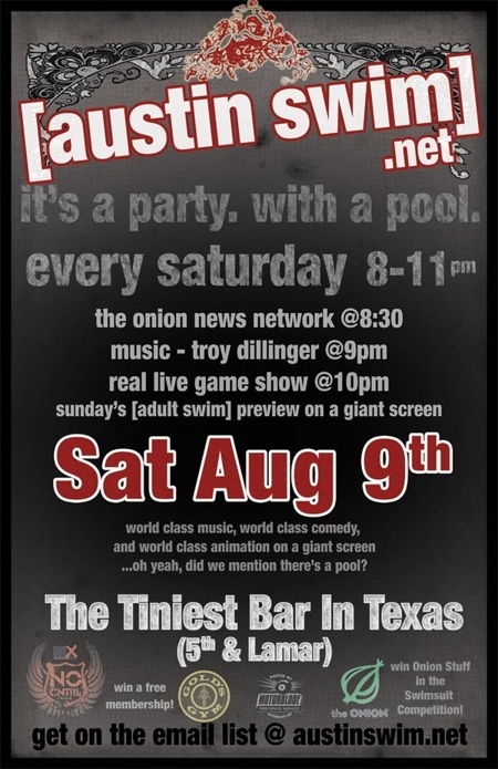 [austin swim] A party with a pool. CHEAP DRINKS! in Austin at The