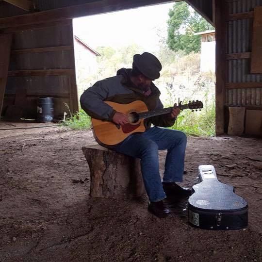 Carson Mann of The Scandaleros in Saint Louis at Music Record Shop