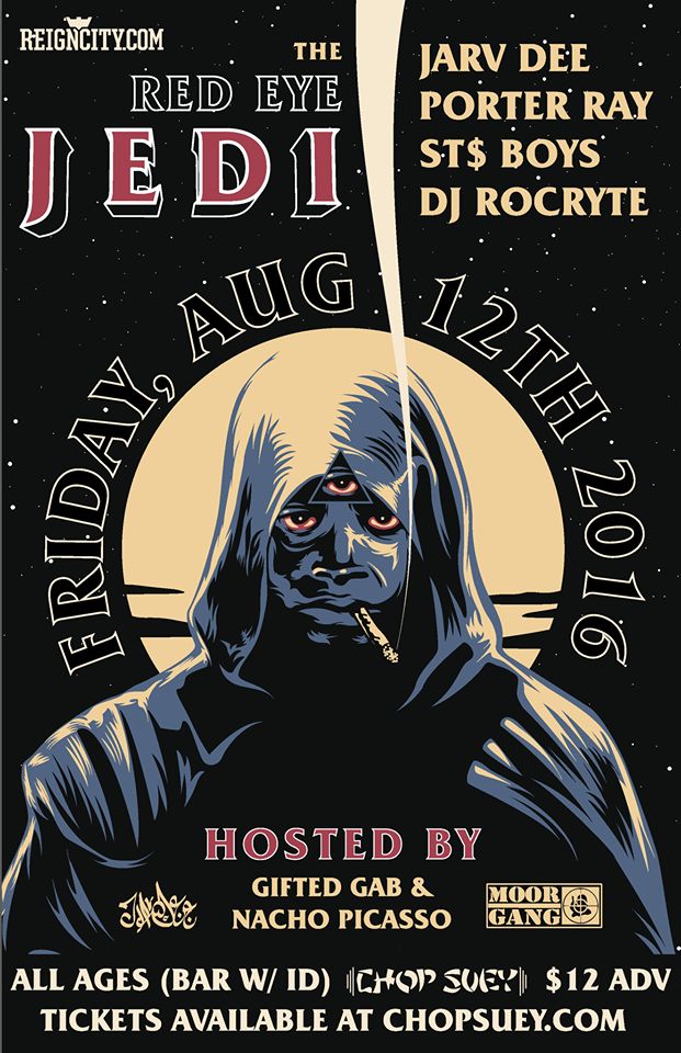 Jarv Dee "The Red Eye Jedi" in Seattle at Chop Suey