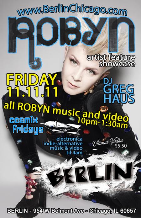 Berlin 28th Anniversary ROBYN artist feature showcase in