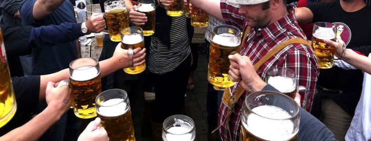 Tapping of the Keg in NYC at Stone Street