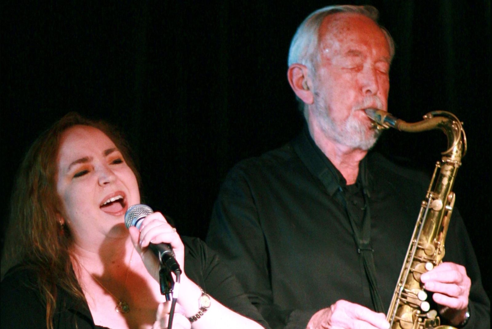 Erika Alstrom with Dale Alstrom's Jazz Society in Fairfax at 19