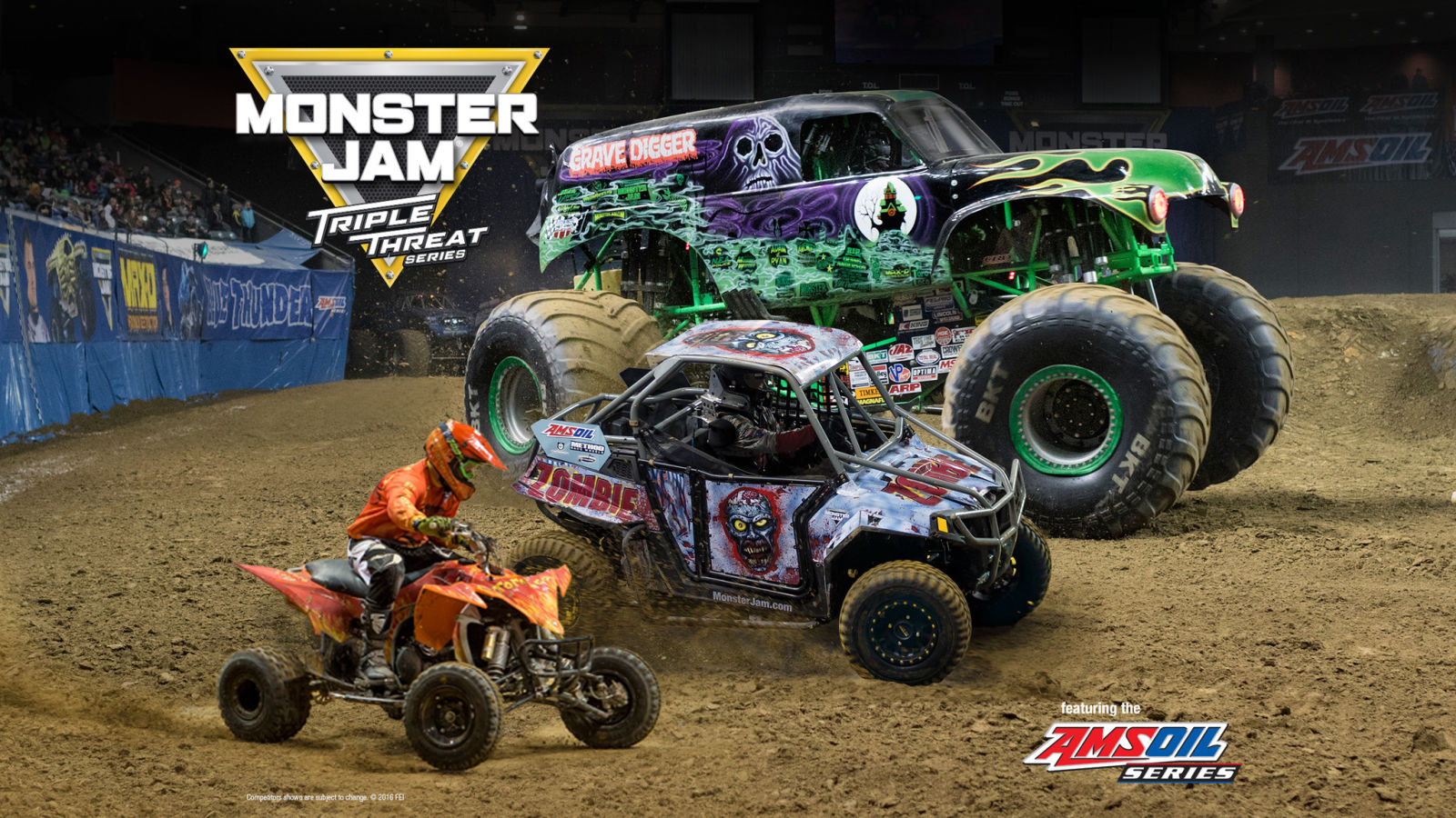 Monster Jam Triple Threat Series featuring the AMSOIL Series in