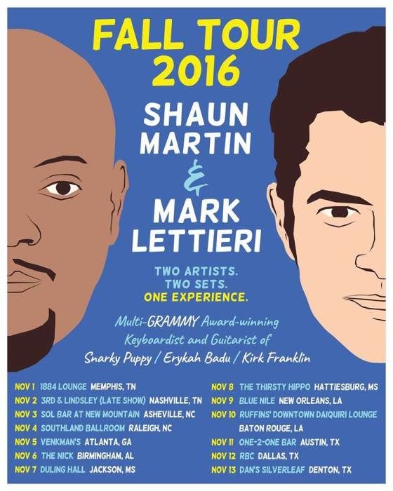Mark Lettieri & Shaun Martin (Snarky Puppy) in Austin at One 2 One