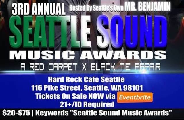 Seattle Sound Music Awards in Seattle at Hard Rock Cafe - Seattle