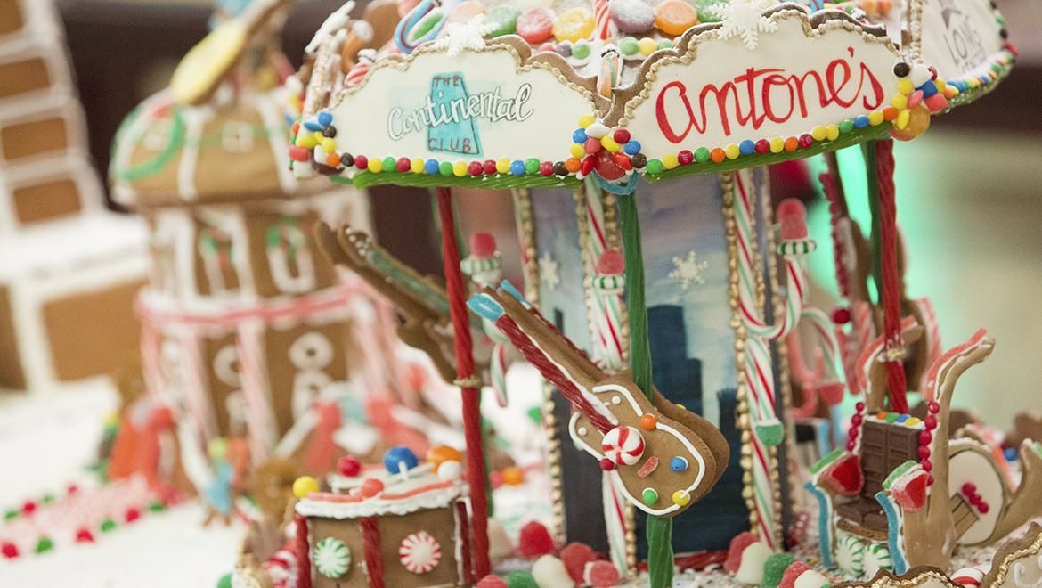 Ninth Annual Gingerbread Competition in Austin at Omni Barton