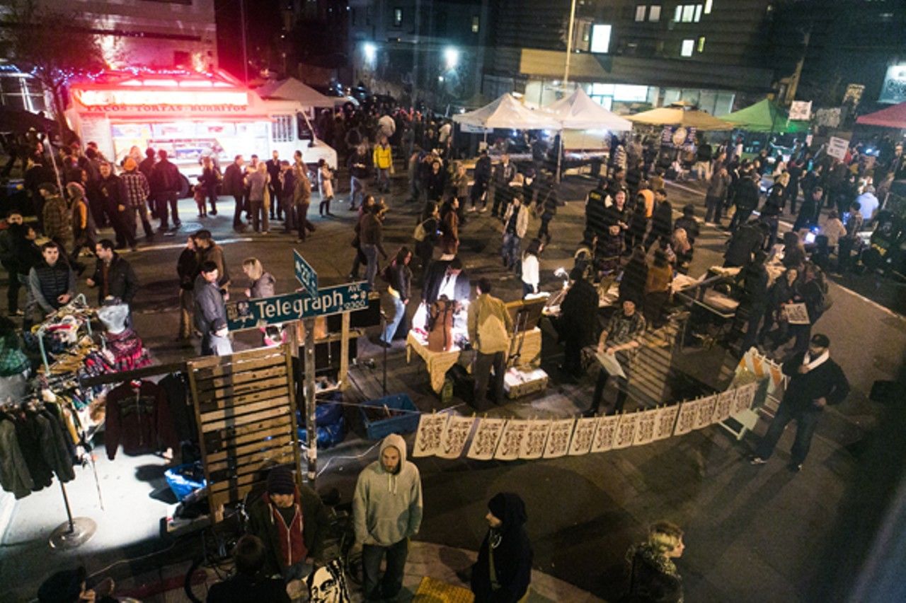 "Oakland First Fridays" Block Party in Oakland at Telegraph Ave.