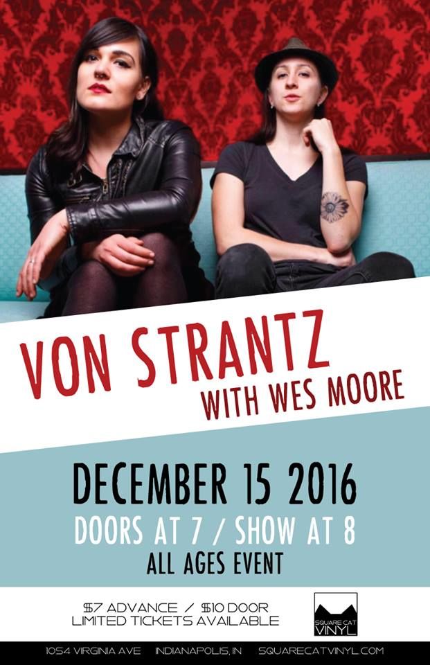 Von Strantz w/ Wes Moore (Red Clay Pigeons) in Indianapolis at