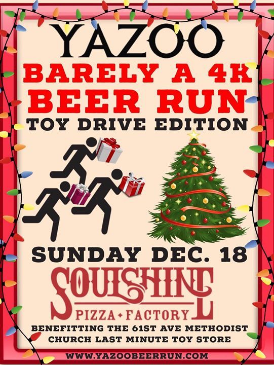 Yazoo Toy Drive Barely a 4K Beer Run in Nashville at CLOSED