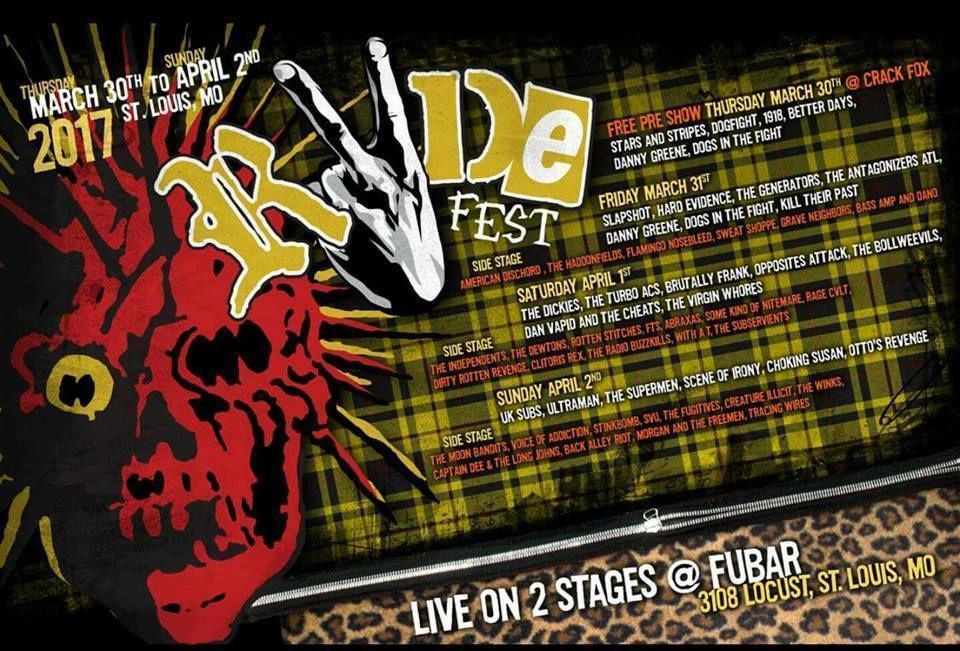 Rude Fest Day 2: The Dickies, The Turbo A.C.'s, Brutally Frank,