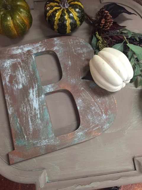DIY Patina Letters Class in Austin at Silk and Sage Design Studio