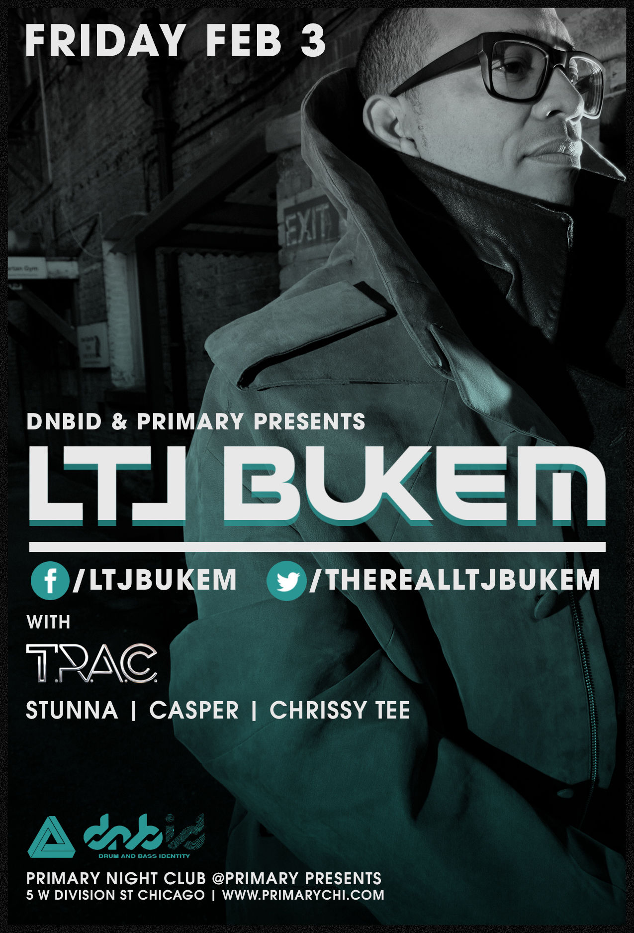 LTJ Bukem in Chicago at Primary Night Club