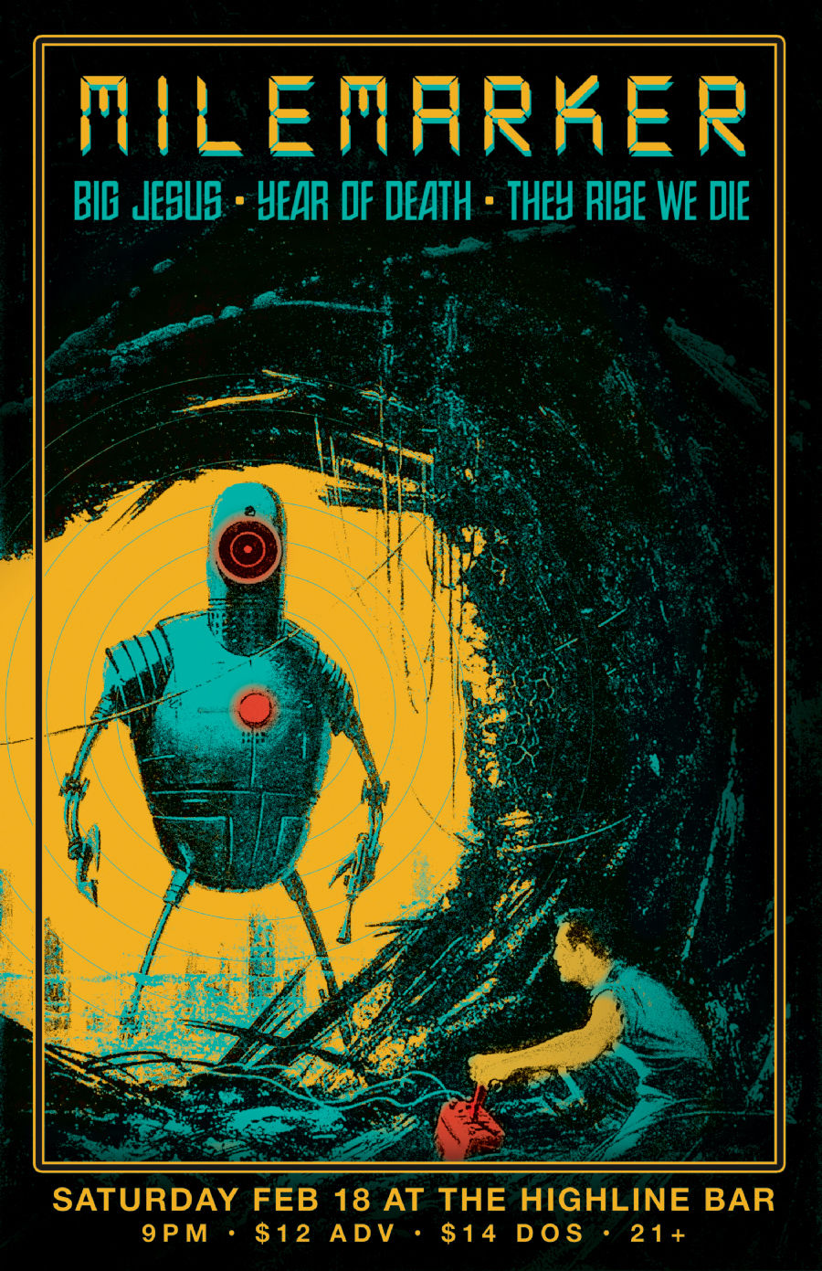 Milemarker, Big Jesus, Year of Death, They Rise, We Die in Seattle