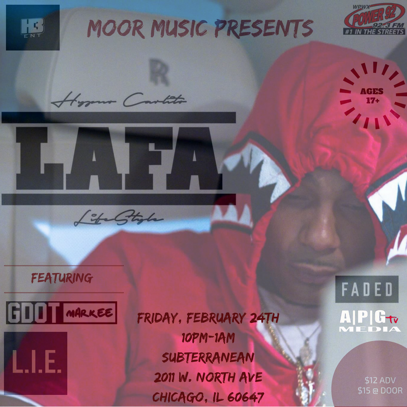 GDot Markee, Big Redd Ent., JC, Landon Battles, Live in Effect in