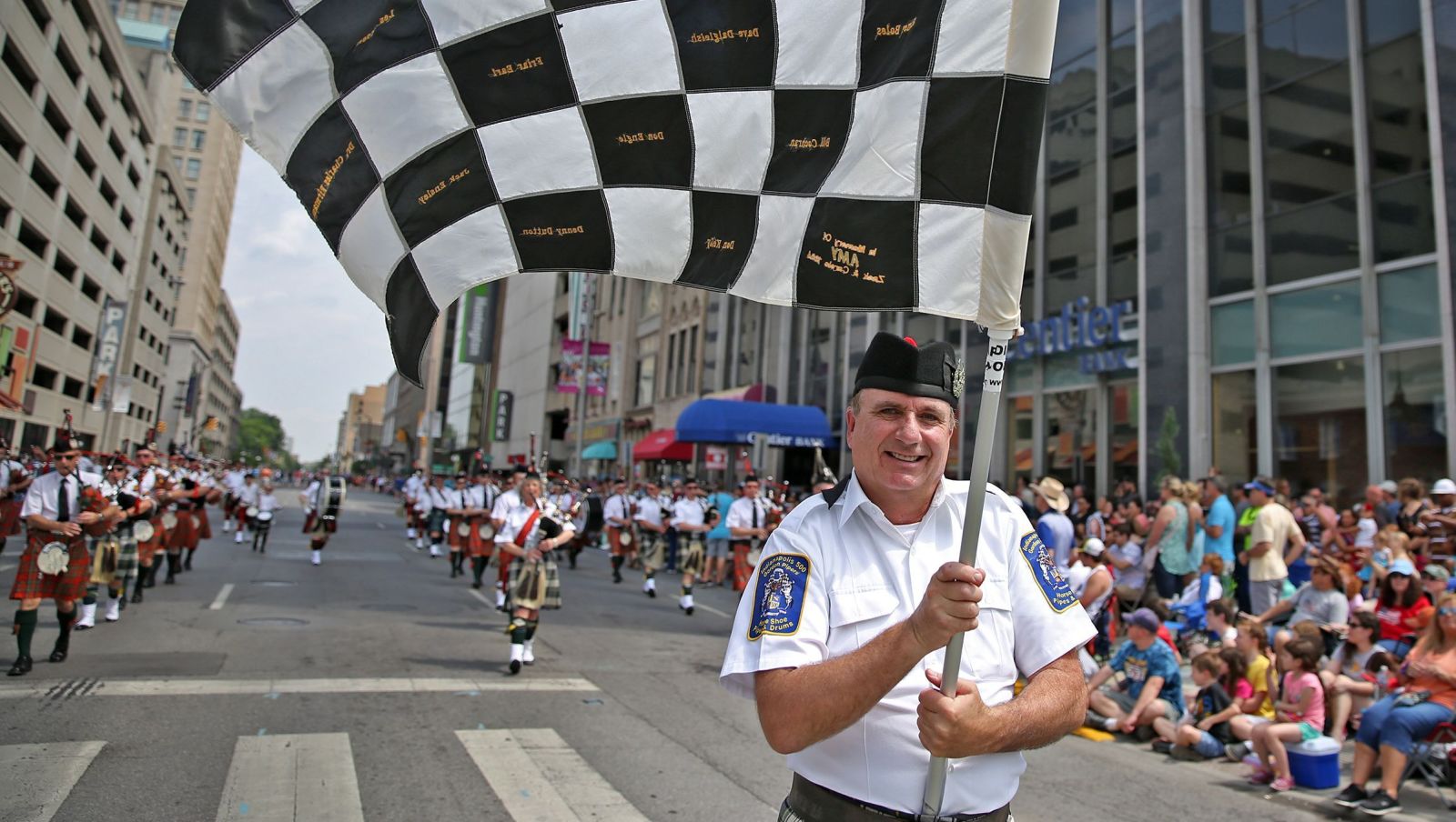 IPL 500 Festival Parade in Indianapolis at Downtown