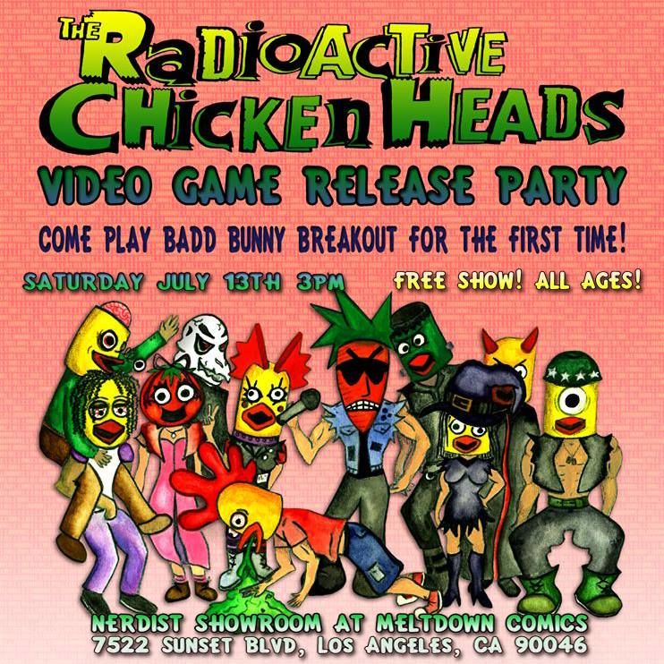 The Radioactive Chicken Heads, Dirty Hammer, Defected Drones,
