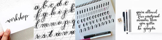 Hand Lettering Basics: Brush Lettering with Markers in San