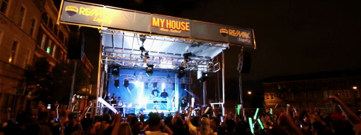 My House Music Festival in Chicago at 18th Street and Blue Island