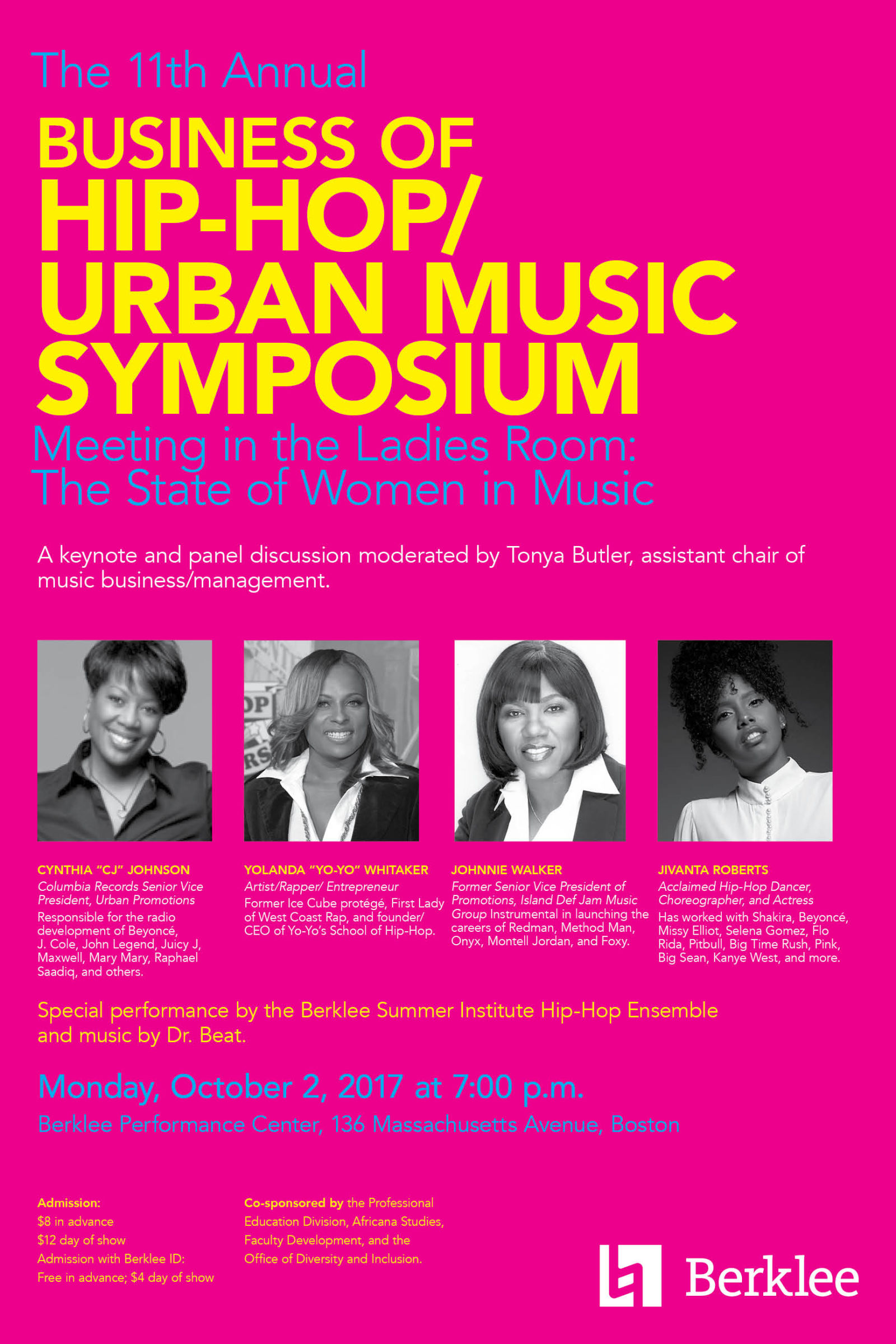 Business of Hip-Hop/Urban Music Symposium in Boston at Berklee