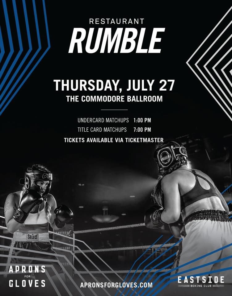 The 6th Annual Restaurant Rumble in Vancouver at Commodore