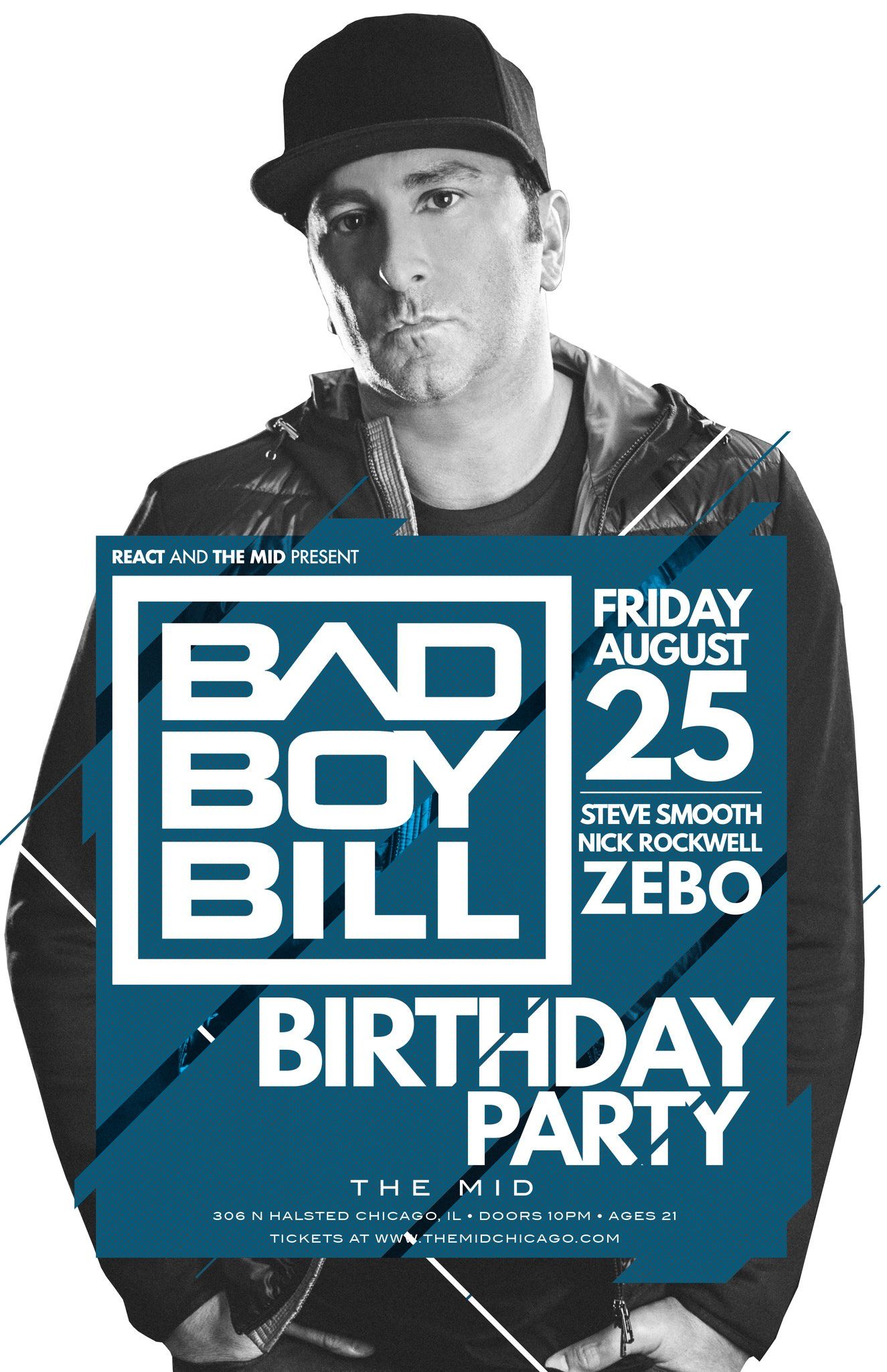 Bad Boy Bill, Steve Smooth, Nick Rockwell, Zebo in Chicago at The