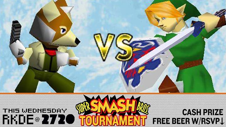 Rkde Wednesdays: Super Smash Bros Tournament in St Louis at 2720
