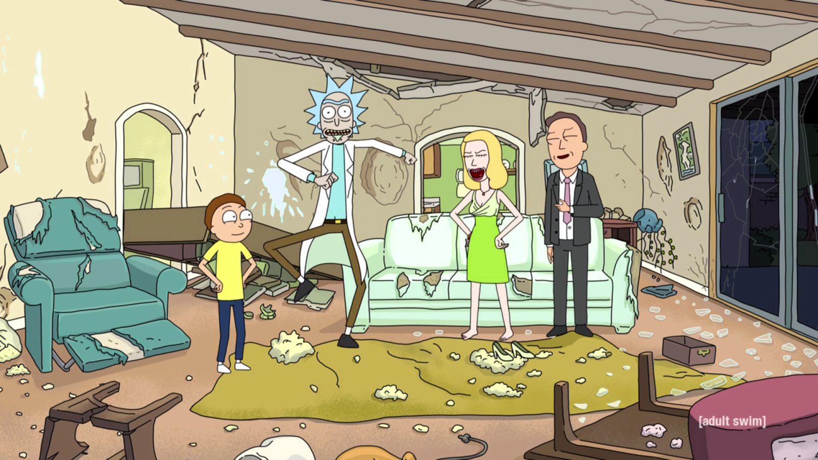 An Adult Swim with Rick and Morty Pancake Pool Party in Austin at