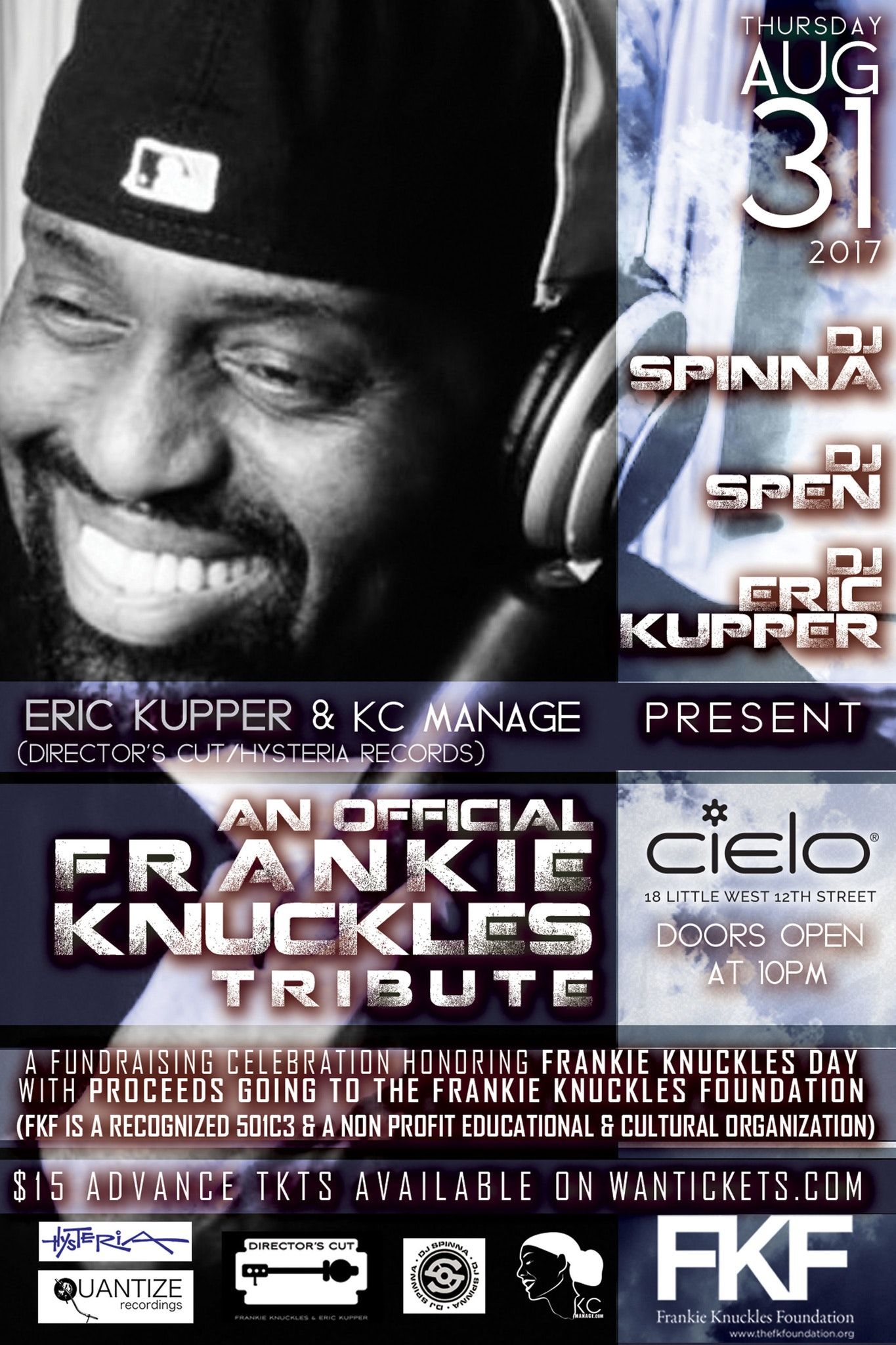 DJ Spinna, DJ Spen, Eric Kupper in New York at Cielo