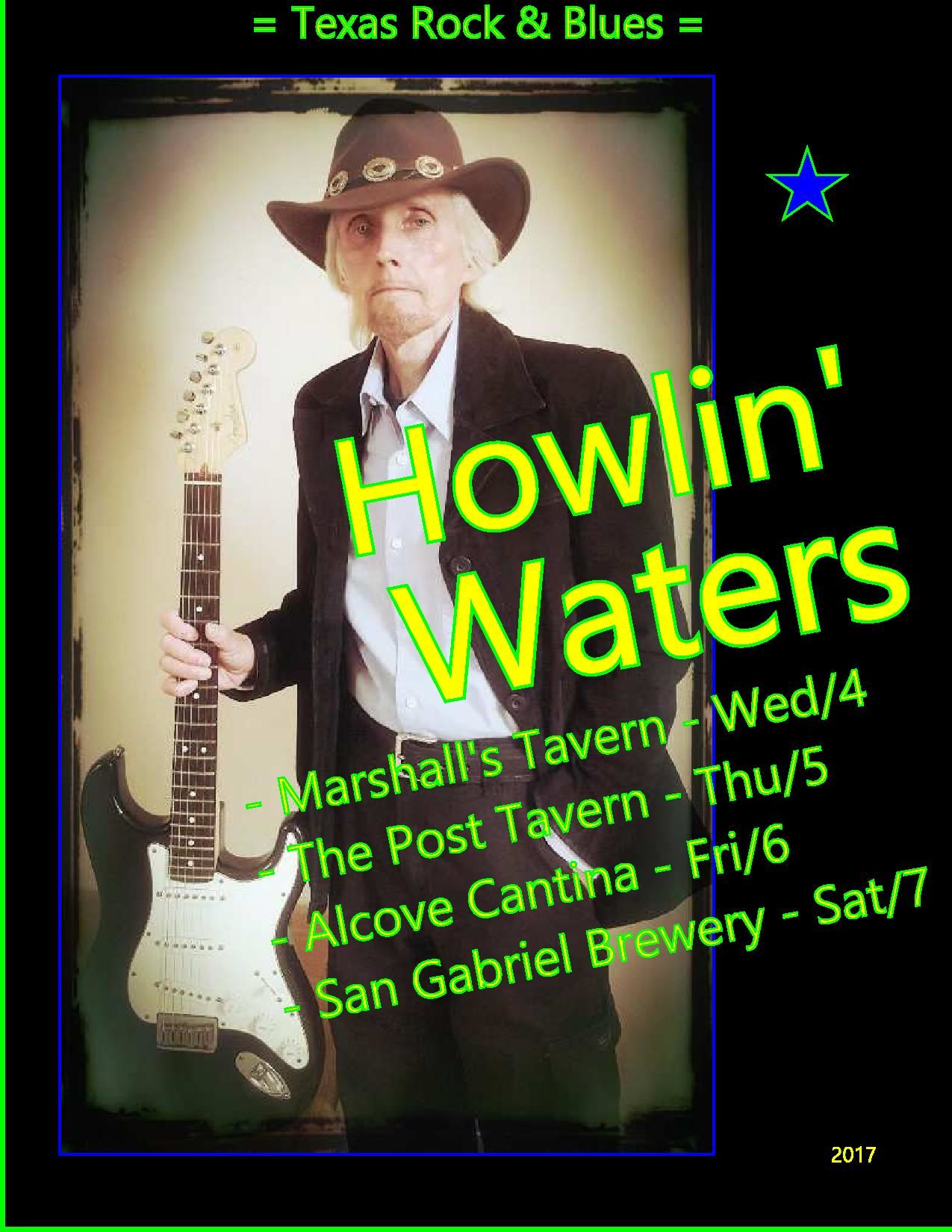 Howlin' Waters Band in Pflugerville at Marshall's Tavern