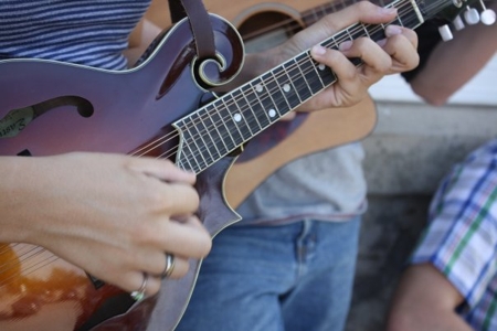 1st Saturday monthly Bluegrass Jam in Austin at Pearl Community