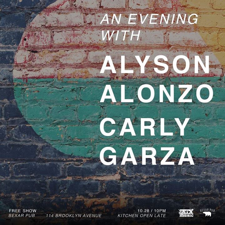 An Evening with Alyson Alonzo + Carly Garza in San Antonio at Bexar