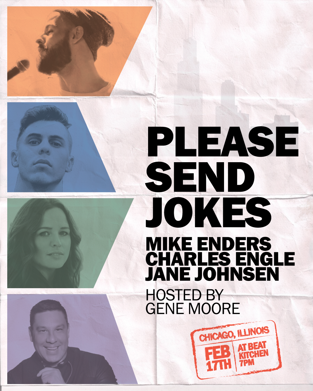 Please Send Jokes w/ Mike Enders, Charles Engle, Jane Johnsen,