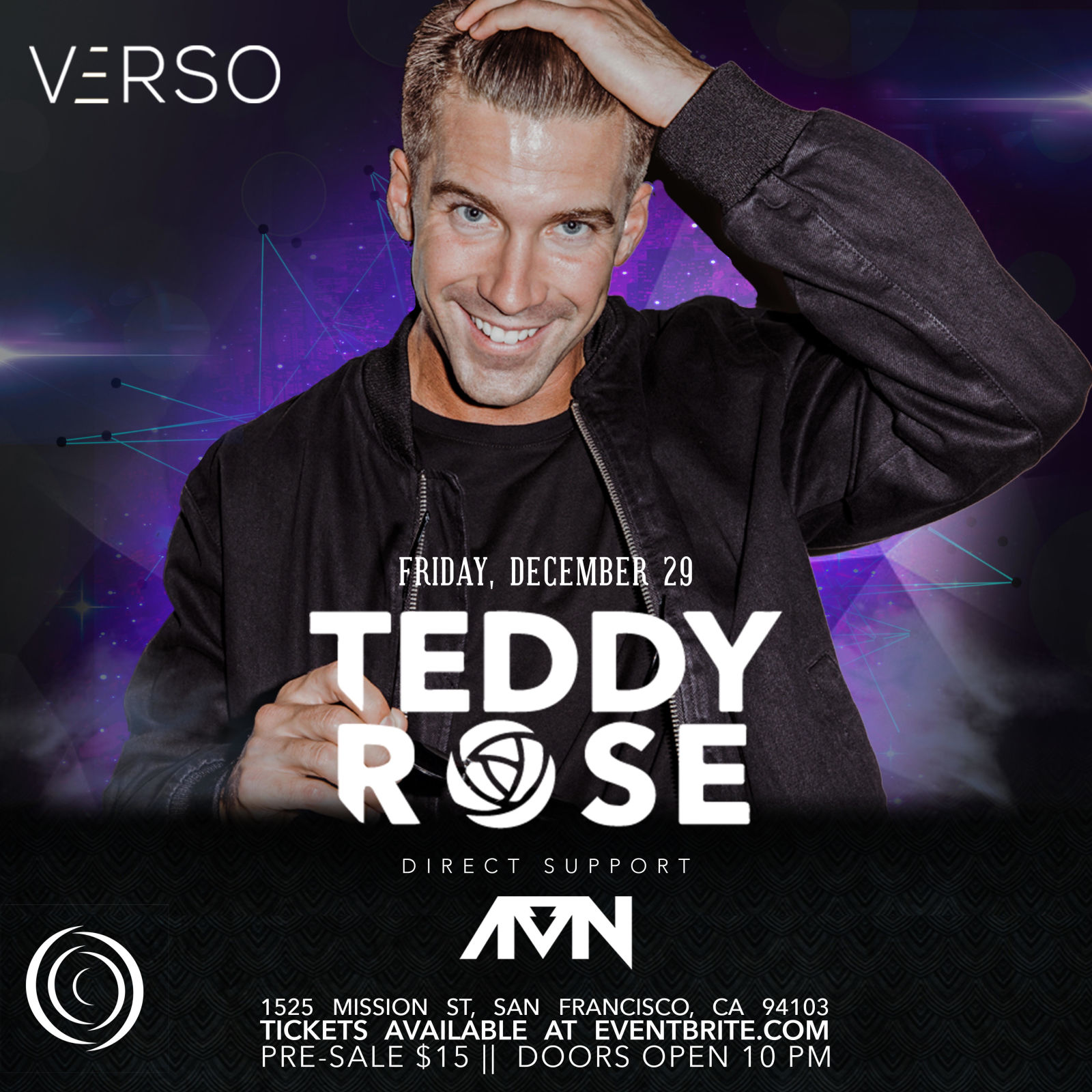Teddy Rose, AVN in San Francisco at Verso