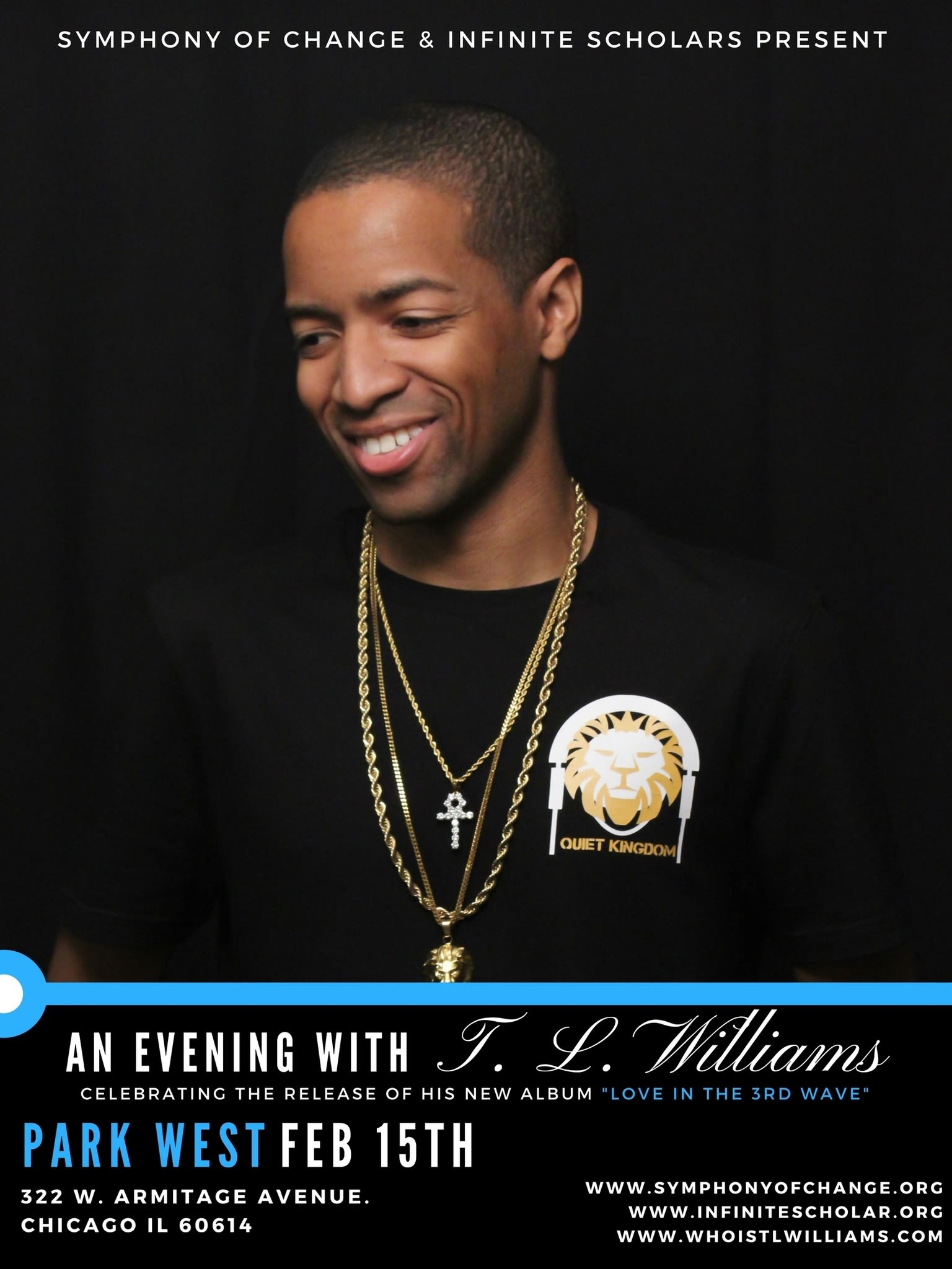 An Evening with T.L. Williams in Chicago at Park West