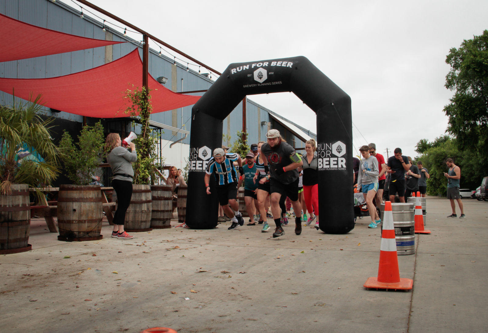 Hops and Grain BEER RUN in Austin at Hops and Grain Brewing