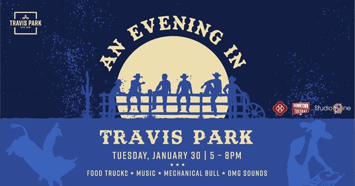 Travis Park - Evening In in San Antonio at Travis Park