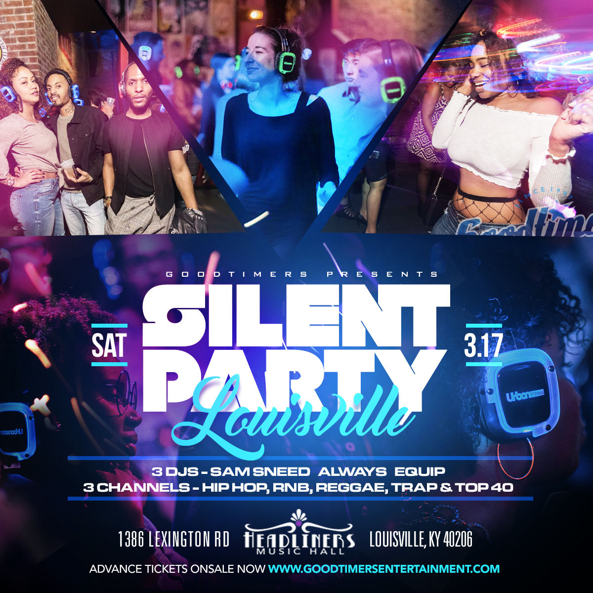 Silent Party – Louisville in Louisville at Headliners Music Hall