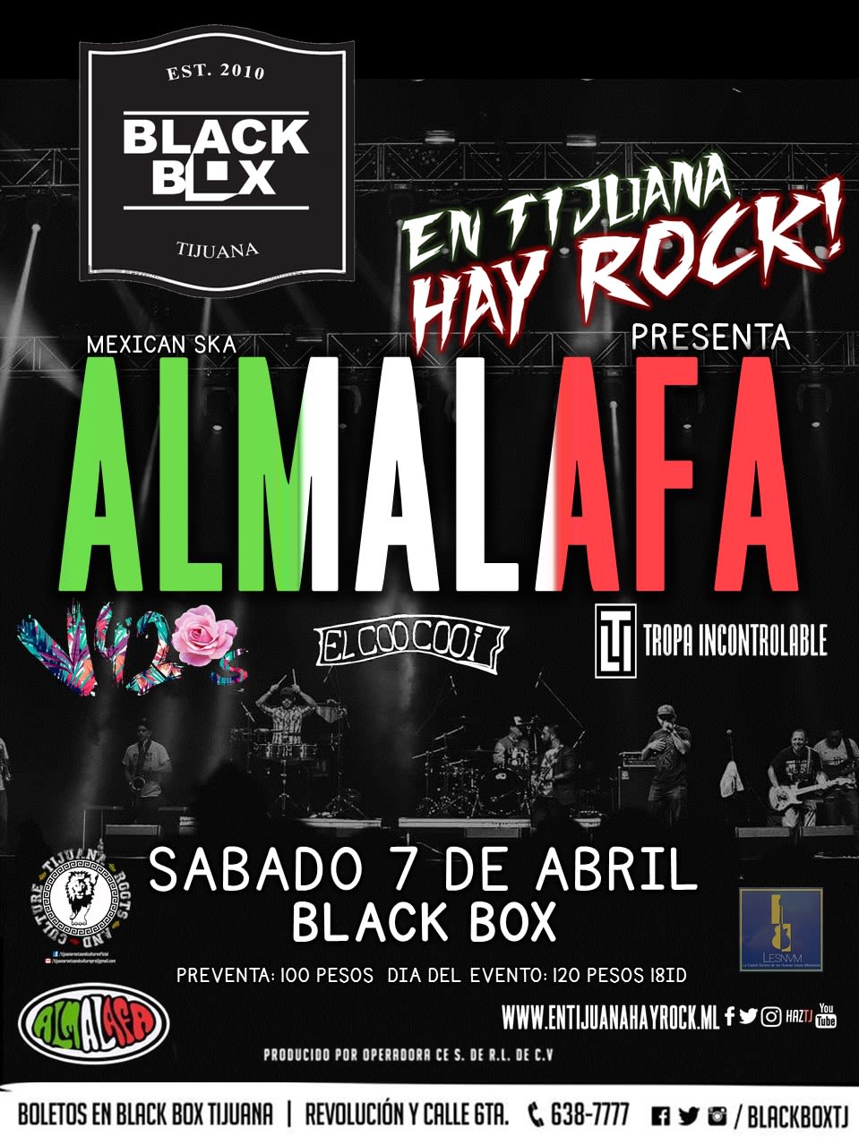 Almalafa en Tijuana en Black Box Tijuana