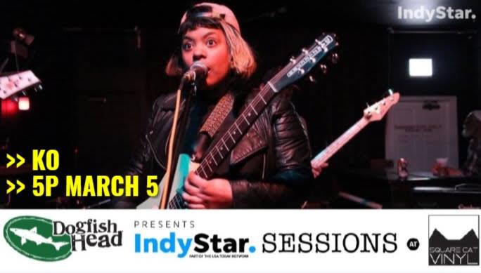 IndyStar Sessions with KO in Indianapolis at Square Cat Vinyl