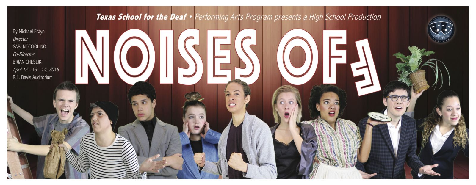 NOISES OFF - a High School Production in Austin at R.L. Davis