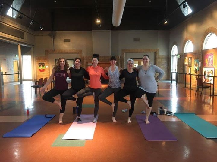 Community Yoga In The Gallery in Indianapolis at Garfield Park