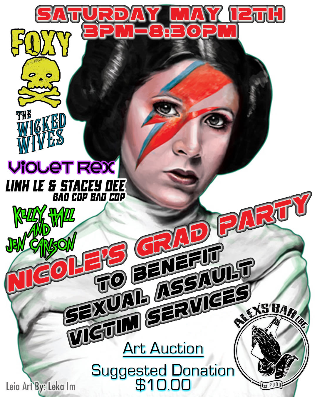 Foxy, The Wicked Wives, Violet Rex, Linh Le & Stacey Dee of Bad Cop B