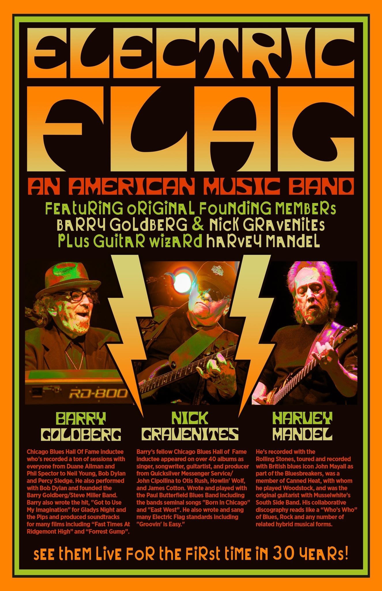 The Electric Flag in Sacramento at Harlows