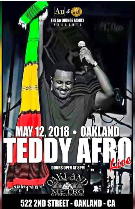 Teddy Afro in Oakland at Oakland Metro Operahouse